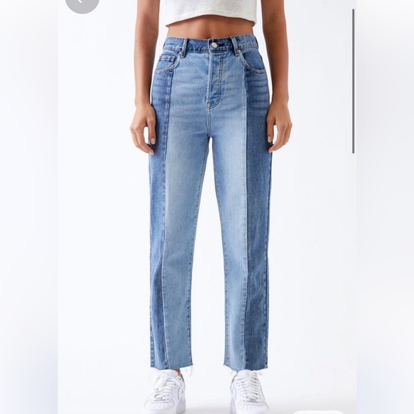 PacSun | Jeans | Pacsun High Rise Straight Denim In 2 Tone Size 24 ...